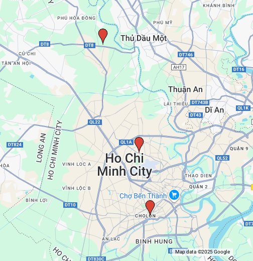 Tìm đường Đi ở TPHCM - Google My Maps